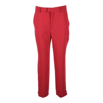 Semicouture Polyester Hose - - Trousers - Damen - Rot - M
