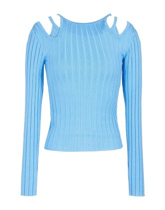 8 by YOOX RIBBED-KNIT LONG-SLEEVED SWEATER