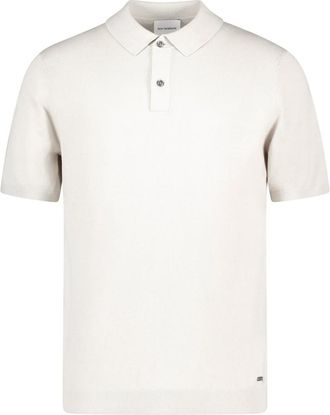 Roy Robson Leichtes Glattstrick-Poloshirt aus einem Baumwoll-Mix, Regular Fit in