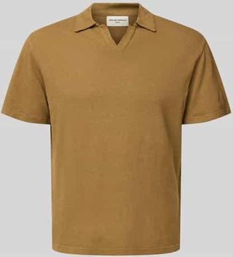 Officine G&eacute;n&eacute;rale Poloshirt mit V-Ausschnitt