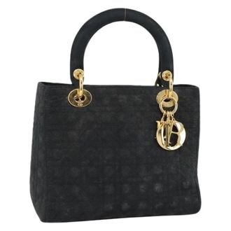 Dior Pre-owned Canvas Hand Bag - - Pre-owned - Damen - Schwarzk - ONE SIZE