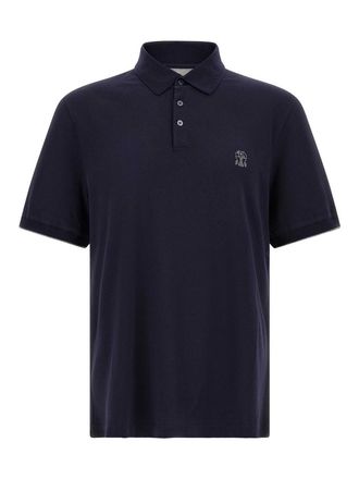 Brunello Cucinelli Poloshirt - Blau