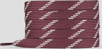 Alexander Smith Burgundy flat lace with white stripes for women