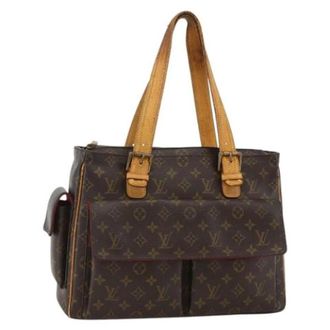 Louis Vuitton Sac bandouli&egrave;re vintage pr&eacute;-poss&eacute;d&eacute; - Femme - Pre-owned - Brun - Taille: ONE Size