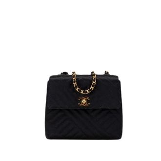 Chanel Pre-owned Vintage Quilted Satin Crossbody Bag - - Pre-owned - Damen - Schwarzk - ONE SIZE