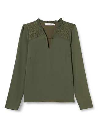 Nafnaf Damen Medina ML Bluse, Summer, Small