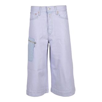 Replay Svanna Denim Shorts - - Shorts - Damen - Lila - W27