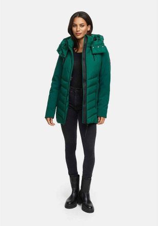 Marikoo Winterjacke Tivaa mit abnehmbarer Kapuze und figurbetonter Passform