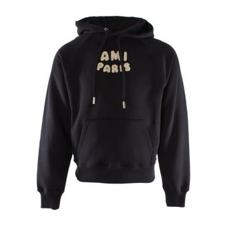 Ami Blauer Baumwollpullover f&uuml;r M&auml;nner - - Sweatshirts & Hoodies - Herren - Blau - XL