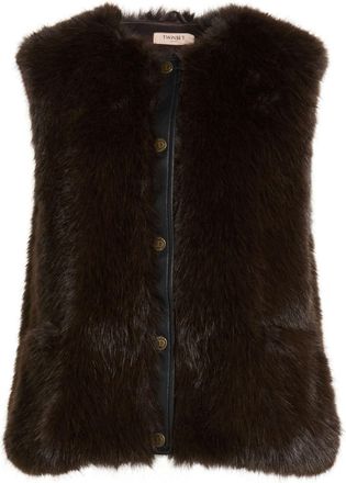 Twin-Set JACKEN & M&Auml;NTEL - Shearling- & Kunstfell auf YOOX.COM