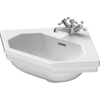 Duravit Duravit - 1930 Eck Handwaschbecken, 59,5x45cm, mit &Uuml;berlauf, 1