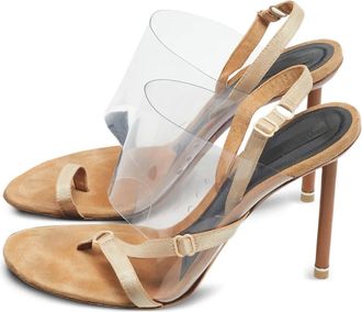 Alexander Wang sandales &agrave; bride arri&egrave;re - Tons neutres