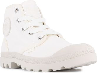 Palladium Schn&uuml;rboots PALLADIUM PAMPA HI, Damen, Gr. 37,5, soft wei&szlig;, Textil, Schuhe Schn&uuml;rboots, Schn&uuml;rstiefel, Schn&uuml;rstiefelette aus Canvas
