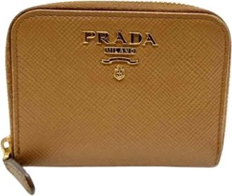 Prada Porte-monnaie Vintage Pre-owned - Femme - Pre-owned - Brun - Taille: ONE Size