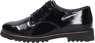 Waldl&auml;ufer Bequemer Schn&uuml;rschuh aus Lackleder - - Shoes - Damen - Schwarzk - 38 EU