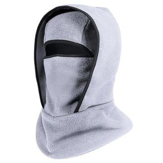 Generic Cagoule en laine m&eacute;rinos, cagoule de ski pour homme et femme, masque de ski coupe-vent, masque chaud pour lautomne et lhiver, le patinage, le ski, la 