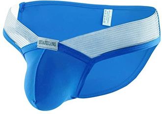 Generic Sous-v&ecirc;tements sexy pour homme - En coton - Avec poche Bulge - Taille confortable - String doux - Transparent - L&eacute;g&egrave;rement extensible - Pour la Saint-