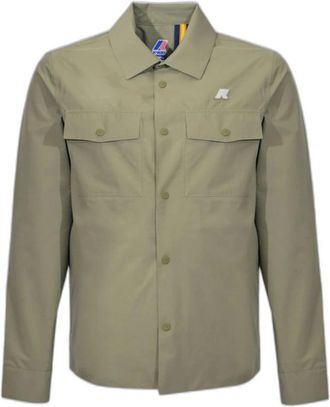 K-Way Umbert Overshirt - - Jackets - Herren - Gr&uuml;n - XL