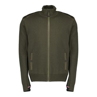 Moncler Quilted Zip Cardigan - - Knitwear - Herren - Gr&uuml;n - M