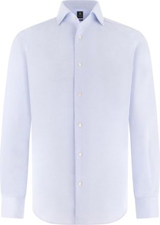 Boggi Milano Homme, Chemises, Bleu, Taille: 4XL Chemise en coton Regular Fit