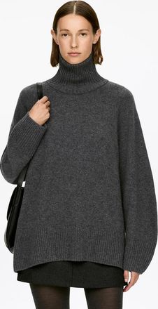 Arket Rollkragenpullover Aus Reinem Kaschmir -Grau