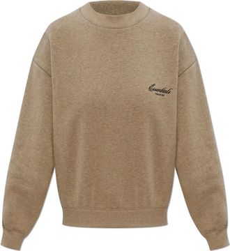 Fear of God Femme, Sweatshirts et sweats &agrave; capuche, Beige, Taille: 36 FR Classic Crewneck SweaT-shirt