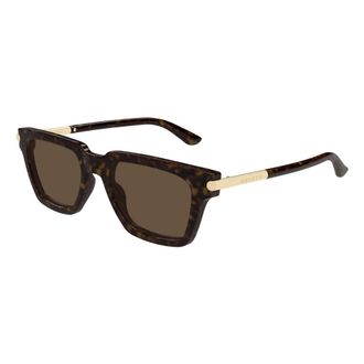 Alexander McQueen Am0519S Sonnenbrille - - Accessories - Herren - Braun - 52 MM