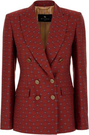 Etro Femme, Vestes, Rouge, Taille: 38 FR Blazer