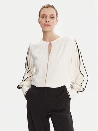 HUGO BOSS Bluse Banariah 50546147 &Eacute;cru Regular Fit