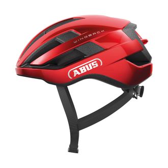 ABUS Rennradhelm WingBack - einfacher Roadhelm für sportliches Fahren im Alltag und in der Freizeit - für Erwachsene und Jugendliche - Rot, Größe L