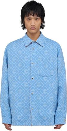 Casablanca Homme, Chemises, Bleu, Taille: M Veste JK 434