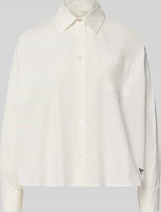 Max Mara Loose Fit Langarmbluse aus reiner Baumwolle Modell OVATTA