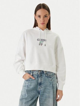 Guess Sweatshirt W6RQ00 K68I4 Wei&szlig; Relaxed Fit