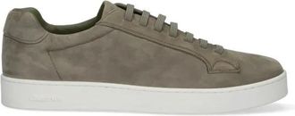 Churchs Low-Top Sneaker - Low-Top Suede Sneakers With Clean White Sole - Gr. 7_5 - in Grau - für Damen