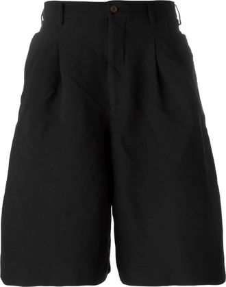 Comme Des Gar&ccedil;ons Bermudas mit Bundfalten - Schwarz