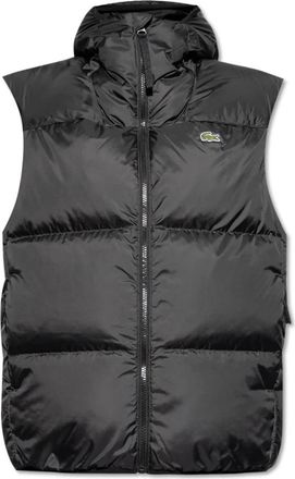 Lacoste Homme, Vestes, Noir, Taille: XL Hooded Down Vest