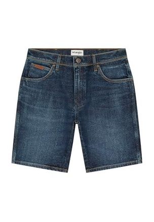 Wrangler Texas Short en Denim, Meadow Haze, 33W Hommes