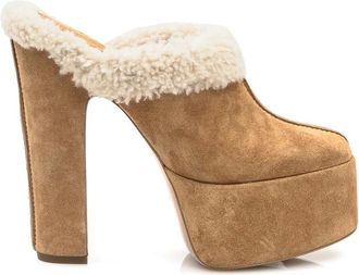 PARIS TEXAS Femme, Chaussures, Brun, Taille: 41 EU Winter Malena Sabot