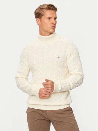 GANT Rollkragenpullover 8050607 Beige Regular Fit