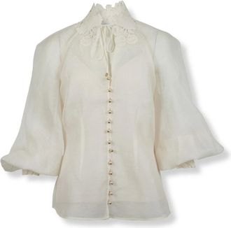 Zimmermann Damen, Blusen & Hemden, Beige, LGr&ouml;&szlig;e