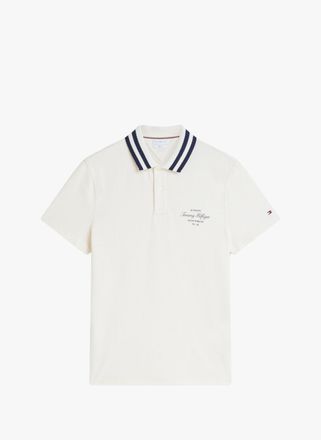 Tommy Hilfiger Polo manches courtes &agrave; logo en coton