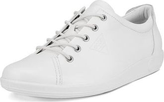 Ecco Damen Soft 2.0 Tie Tie Hohe Sneaker, Wei&szlig;, 41 EU
