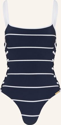 Watercult Watercult Badeanzug Coastal Lines blau
