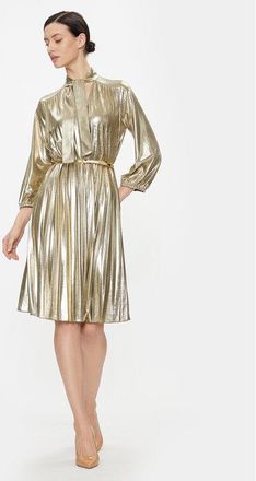 Marella Coctailkleid Circo 2336260338200 Goldfarben Regular Fit