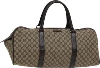 Gucci Pre-owned Vintage GG Canvas Boston Bag - Femme - Pre-owned - Brun - Taille: ONE Size