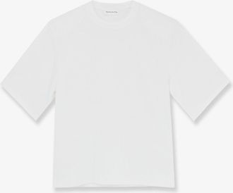 Frankie Shop Hugo ribbed cotton blend t-shirt - THE FRANKIE SHOP - gender_Woman