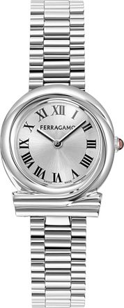 Ferragamo Uhr - Quarz Analog Uhr Vb-Gancini Twisted 28Mm-F - Gr. unisize - in Silber - f&uuml;r Damen