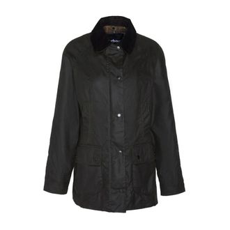Barbour Classic Beadnell Wachsjacke - - Jackets - Damen - Gr&uuml;n - 3XL