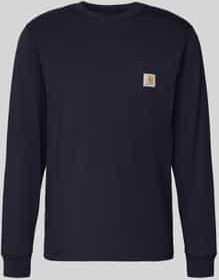 Carhartt Work in Progress Longsleeve mit Brusttasche und Label-Detail