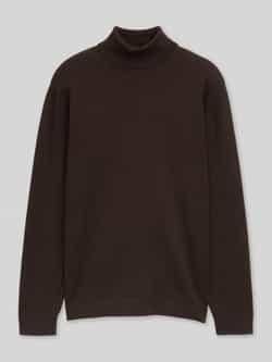 Tom Tailor Rollkragenpullover mit Feinstrickstruktur